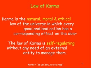 Law Of Karma Hinduism