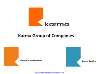 Karma infrastructure | PPTX