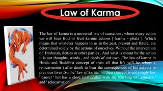 Karma in hinduism | PPTX