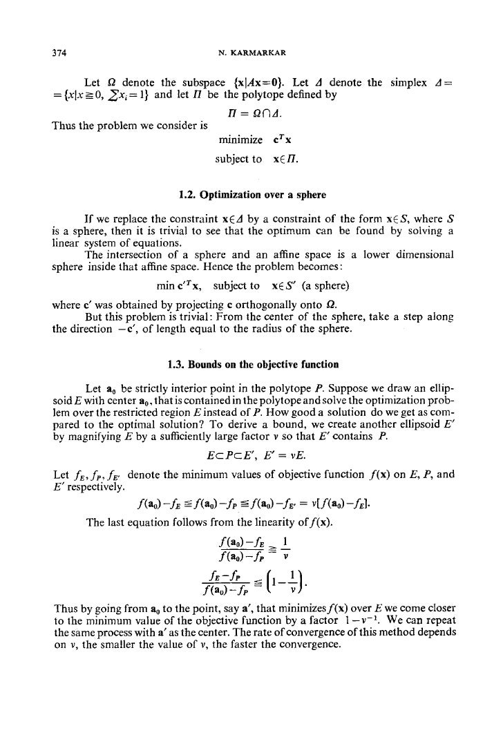 A New Polynomial Time Algorithm For Linear Programming