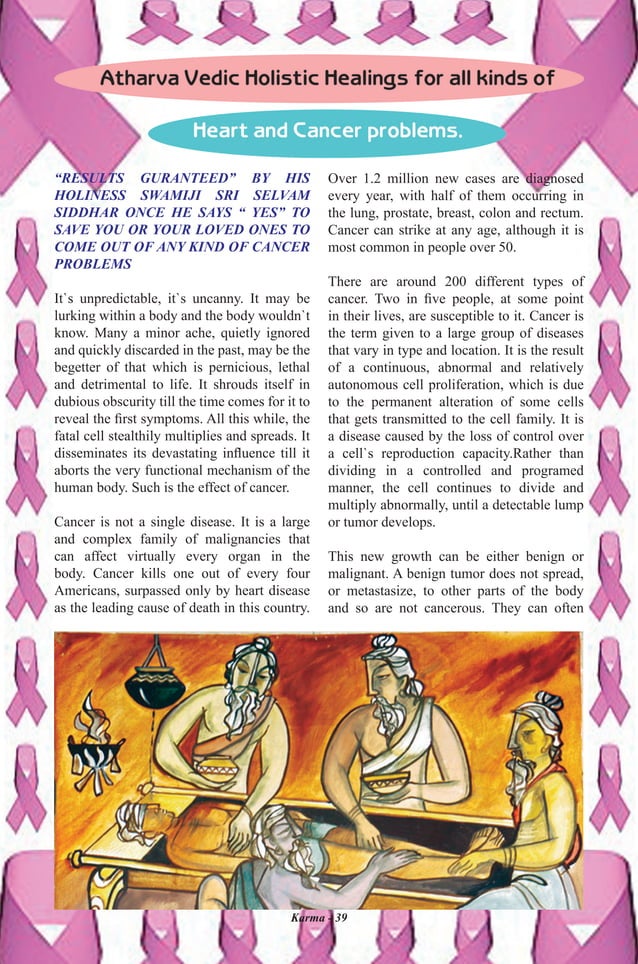 Karma Magazine Published By Swamiji Sri Selvam Siddhar Dr Commander