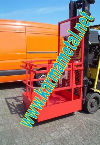 KARMA METAL forklift insan adam personel tasima kaldirma yukseltme ...