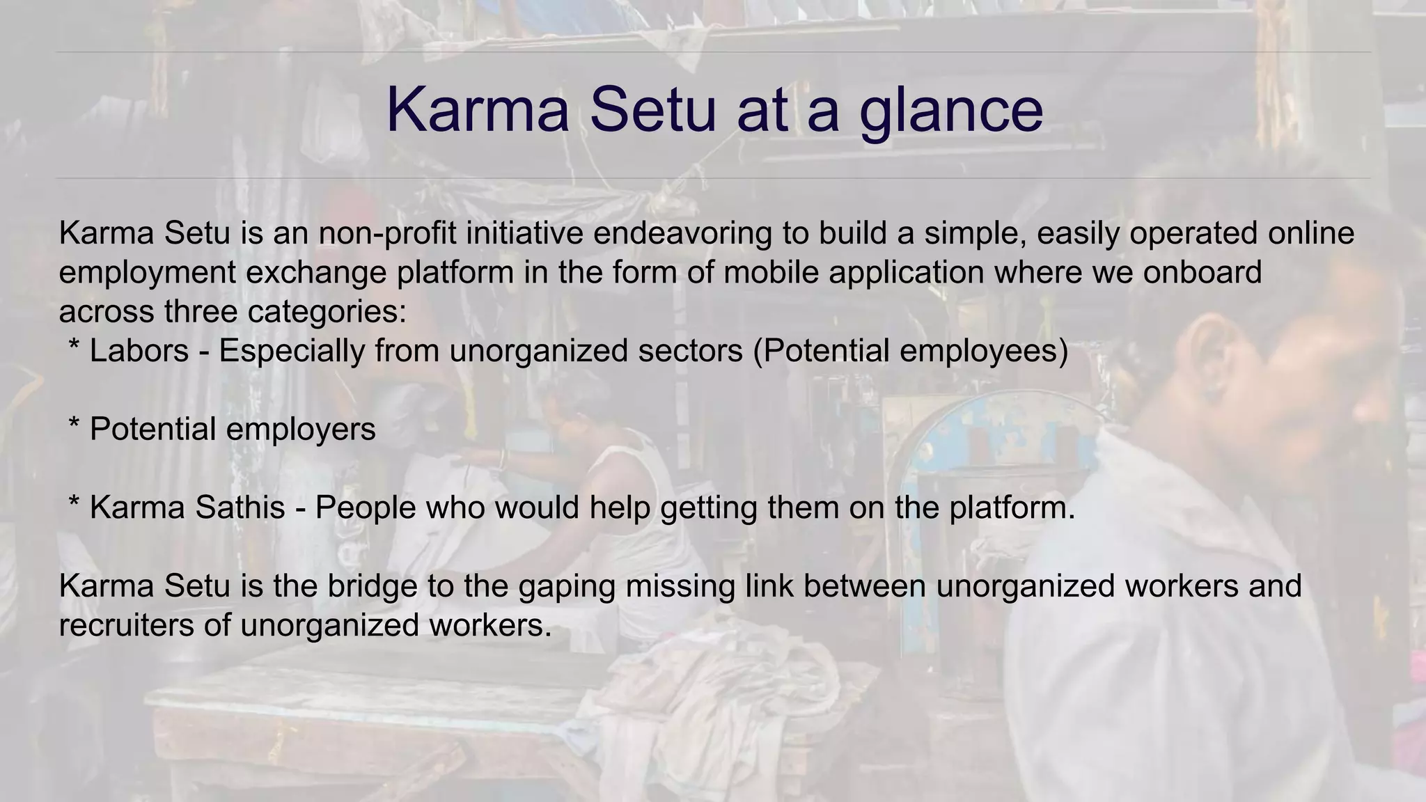 Karma setu over view | PPT