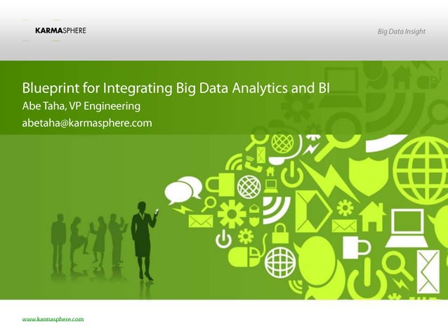 Karmasphere bdabi blueprint- final | PPTX | Databases | Computer Software and Applications