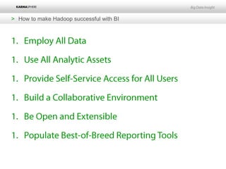 Karmasphere bdabi blueprint- final | PPTX | Databases | Computer Software and Applications