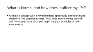 Karma’s way to Life - A difinitive Journey to live happily.pptx