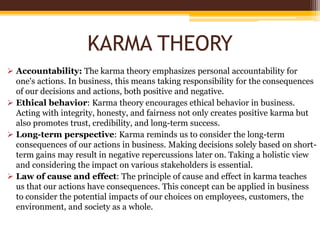 Karma Theory & Niskaam Karma Yoga Theory.pptx | Hinduism | Religion ...