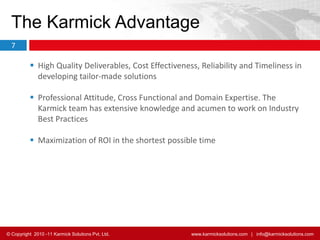 Karmick Solution Corporate Profile 2010 11 | PPT