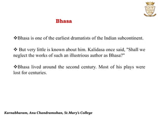 Karnabharam: Bhasa | PPTX