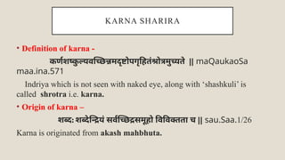 KARNA ROGA ayurvedic explanation of ear disorders | PPTX