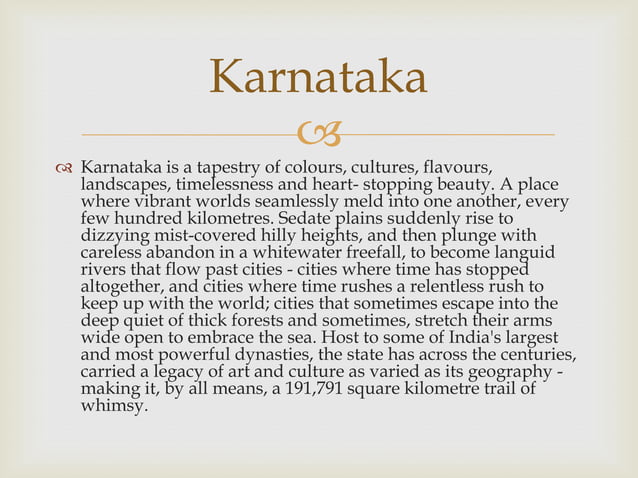 Karnataka | PPTX | Hinduism | Religion & Spirituality