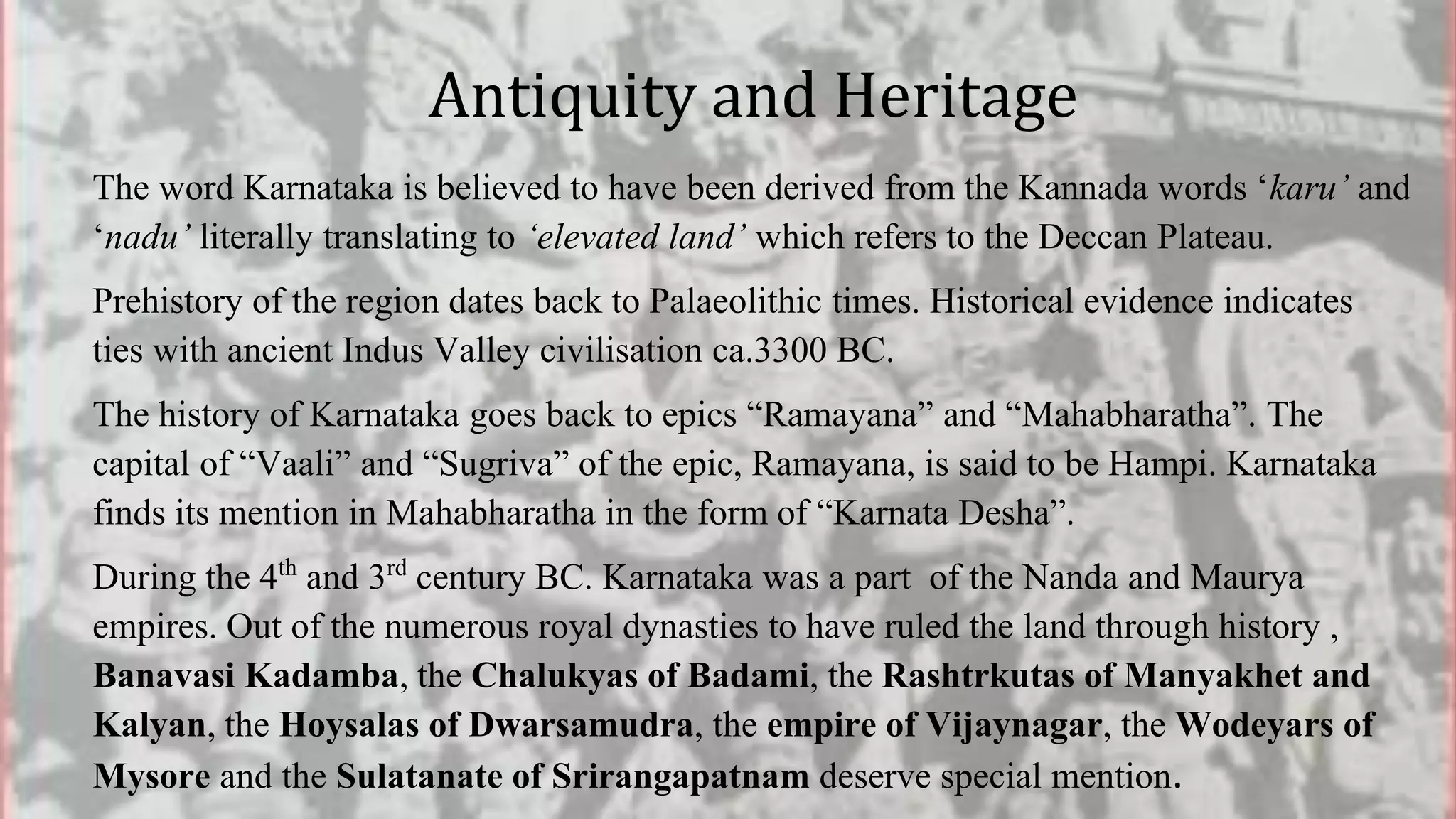 Karnataka- One State Many Worlds | PPTX