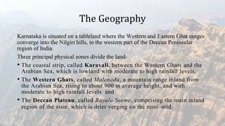 Karnataka- One State Many Worlds | PPTX