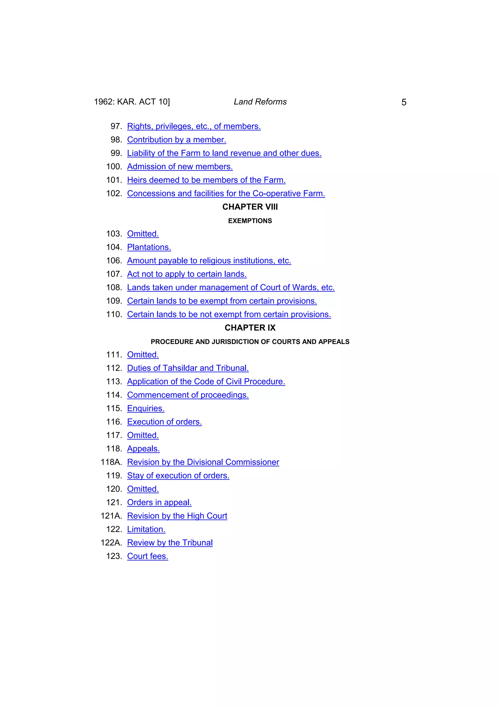 Karnataka land-reforms-act-1961 | PDF