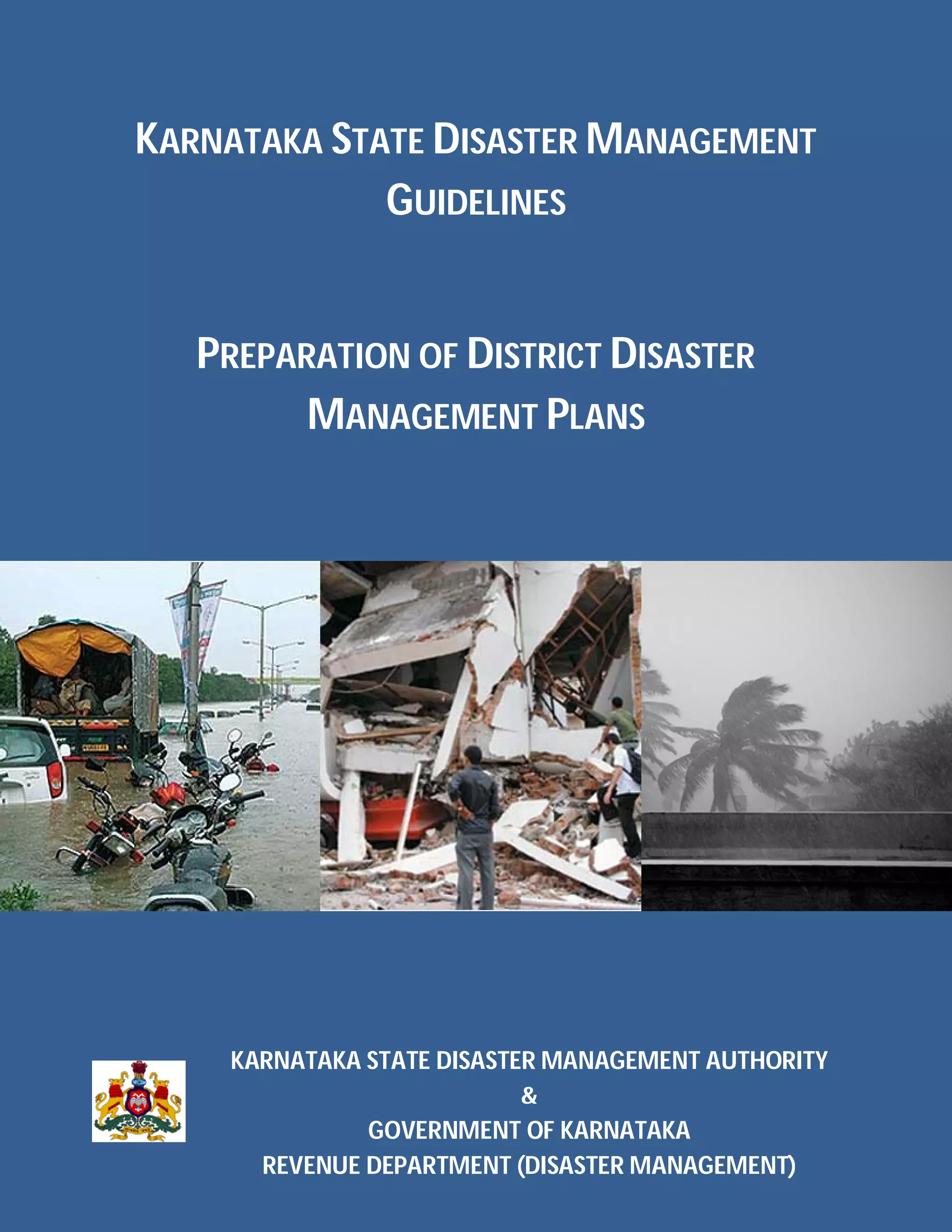 Karnataka disaster management_guidelines | PDF