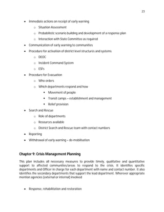 Karnataka disaster management_guidelines | PDF
