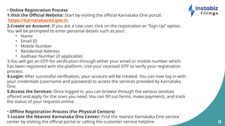 Karnataka One Services: Simplifying Your Life | PPTX