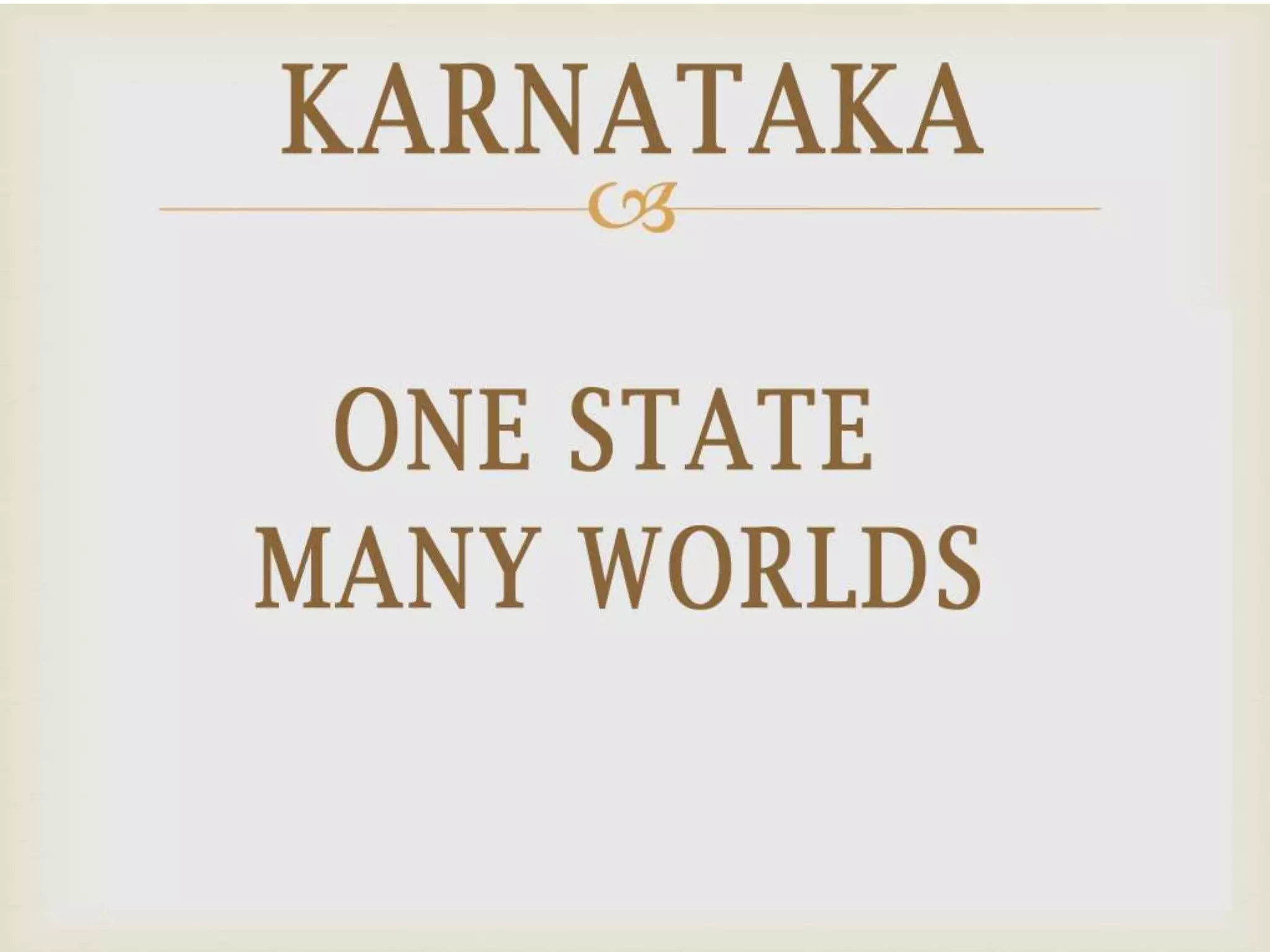 Karnataka PPT | PPTX