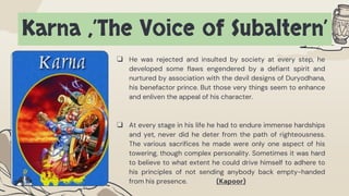 'Karna' The voice of Subalturn.pptx