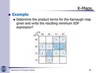 karnaugh-maps-simplification of logics gates for engineering math | PDF