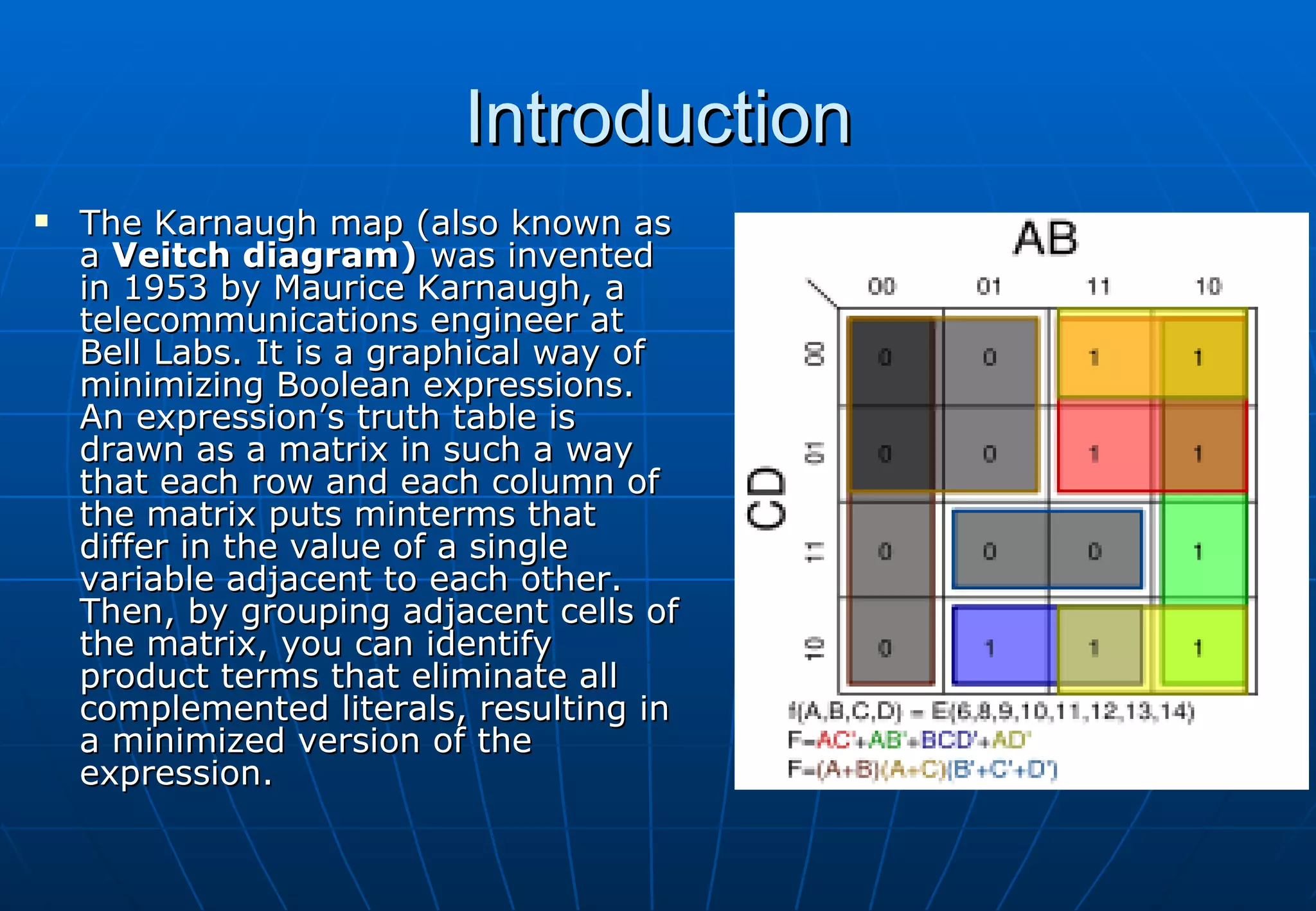 Karnaugh Map | PPT | Computing | Technology & Computing
