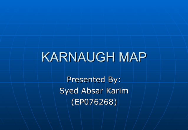 Karnaugh Map | PPT | Computing | Technology & Computing