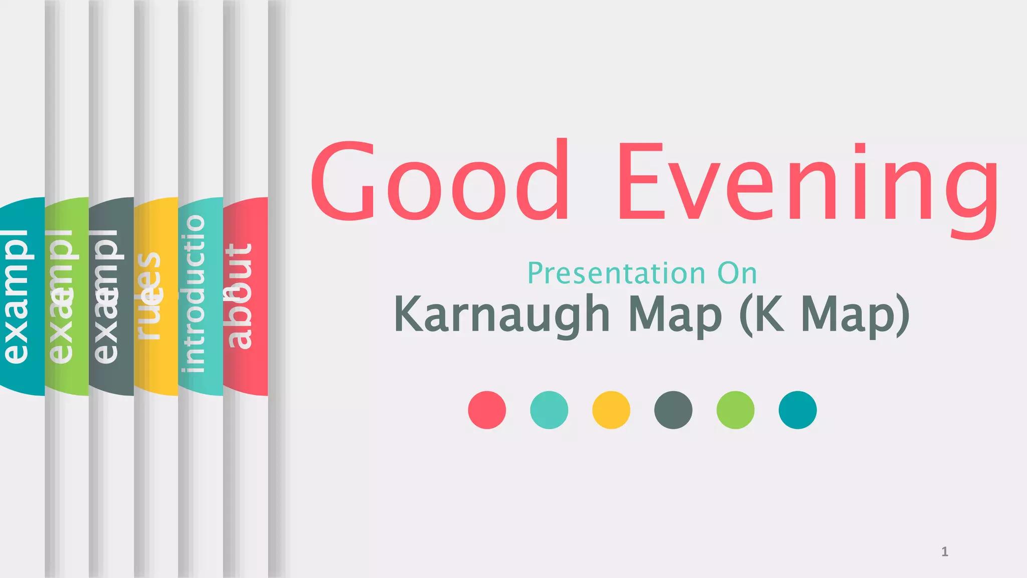 Karnaugh map (K-Map) | PPTX