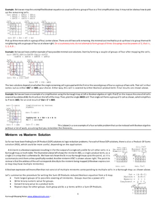 Karnaugh mapping allaboutcircuits | PDF