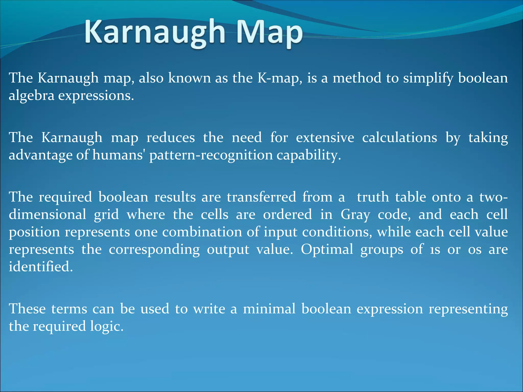 Karnaugh map | PPT