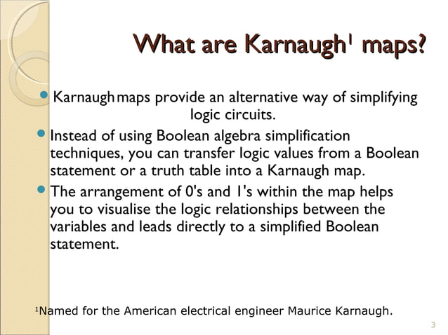 Karnaugh maps z 88 | PPT