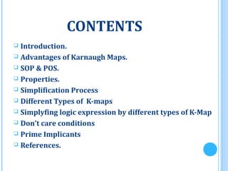 Karnaugh Graph or K-Map | PPT