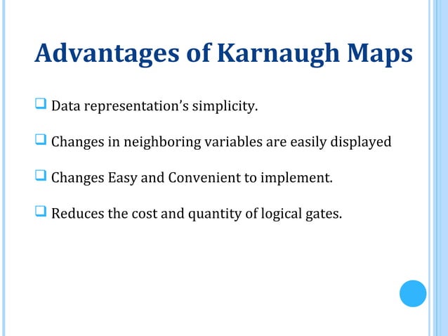 Karnaugh Graph or K-Map | PPT | Programming Languages | Computing