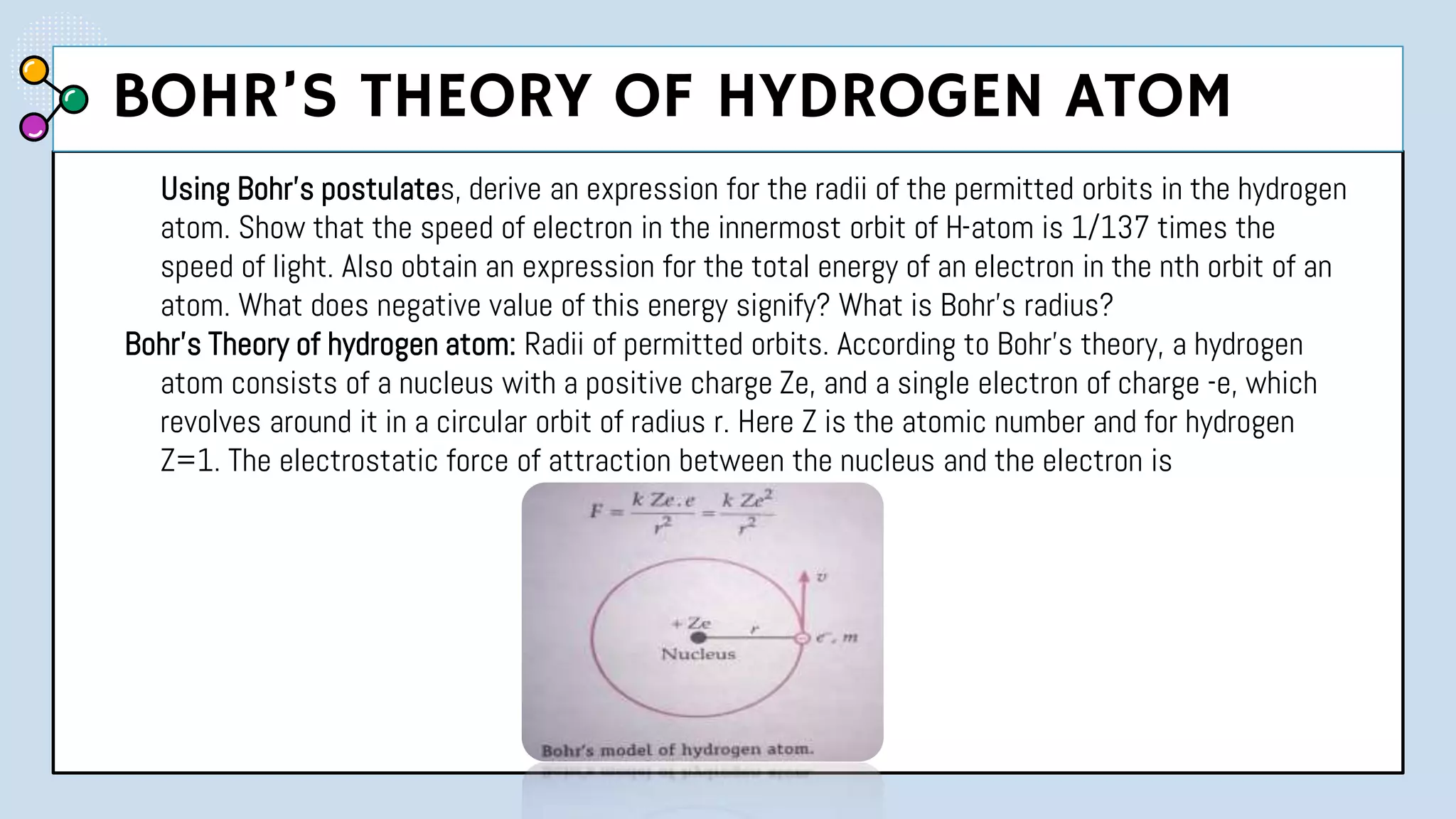 Atoms Physics class 12th Nonmed | PPTX