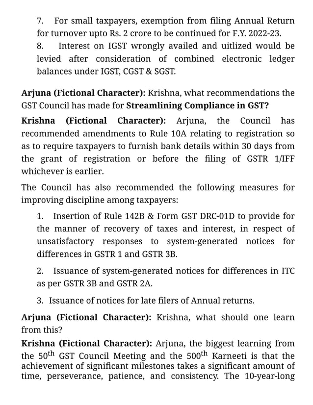 Karneeti Part 500 - 500 & 50th GST - By CA Umesh Sharma.pdf