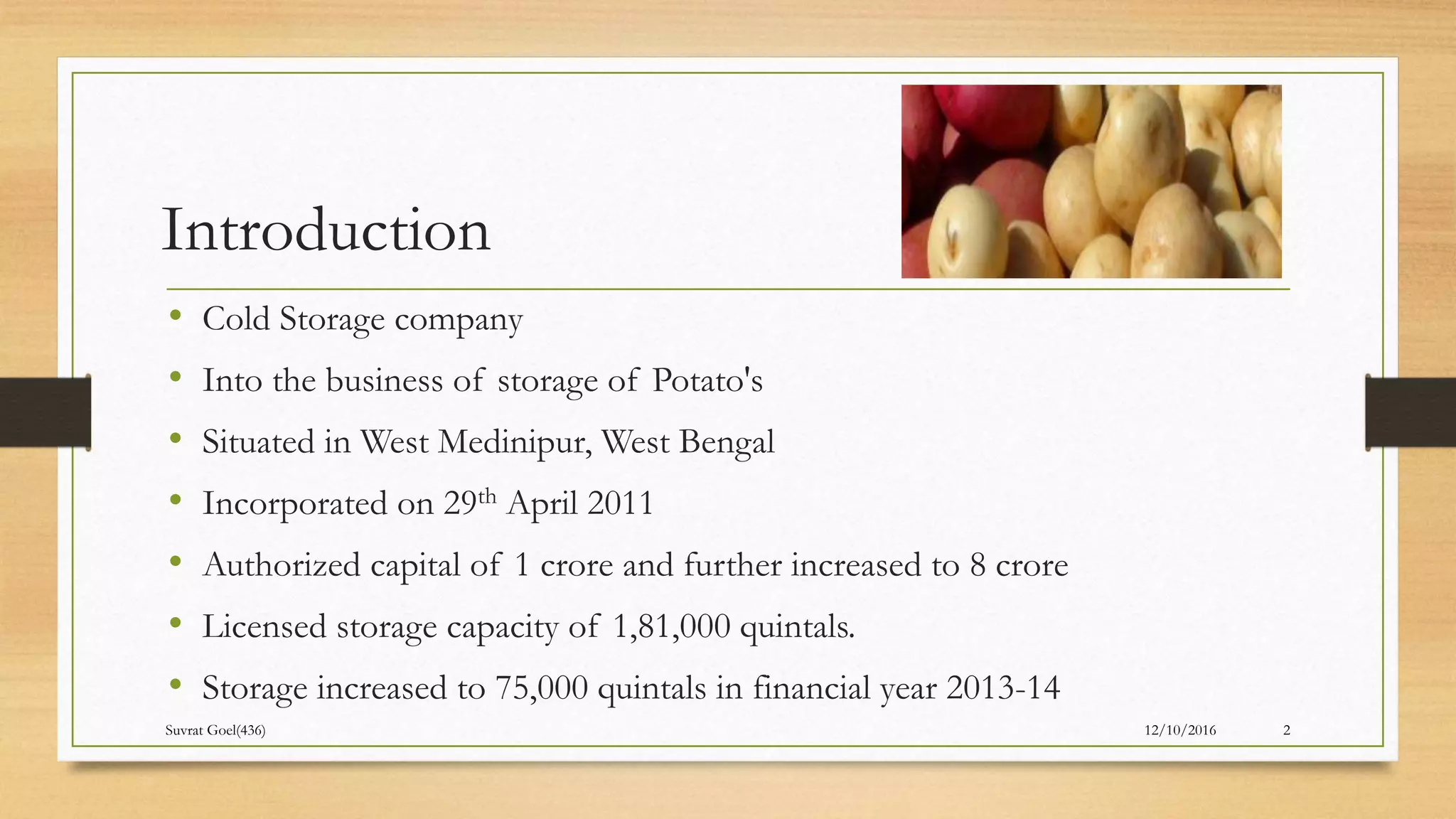 Karnimata cold storage | PPT