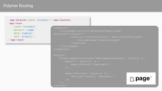 Google Polymer Framework | PDF | Web Design and HTML | Internet