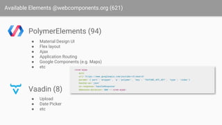 Google Polymer Framework | PDF | Web Design and HTML | Internet
