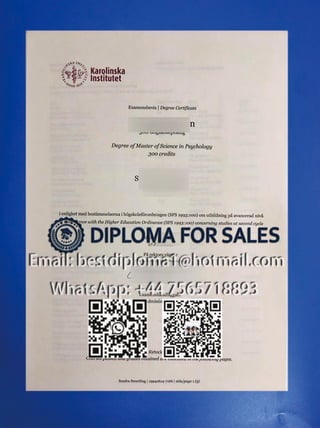The Easy Way to Get Karolinska Institute Degree Certificate | PDF
