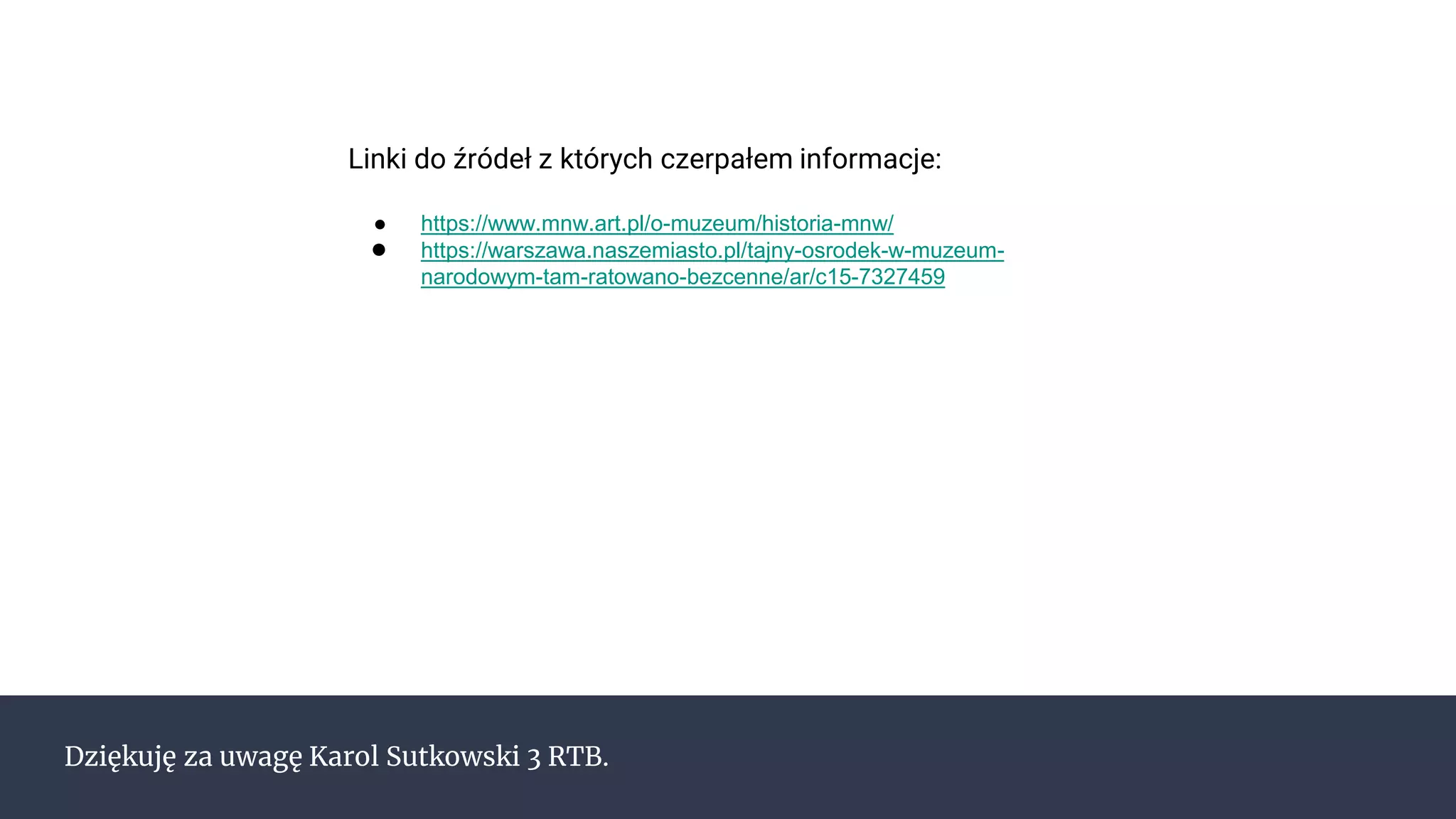 Karol Sutkowski 3 RTB prezentacja muzeum narodowe, warszawa | PPT