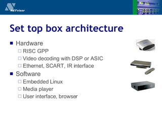 IPTV Set-top box monitoring | PPT | Computer Networking | Computing