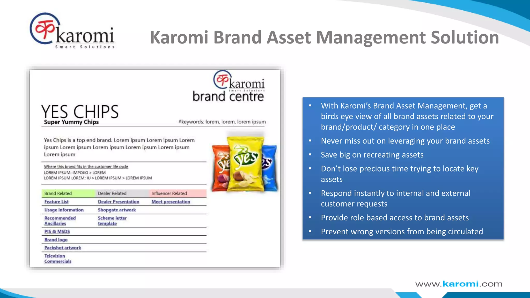 Karomi Brand Asset Management | PPTX | Photo Editing Software ...