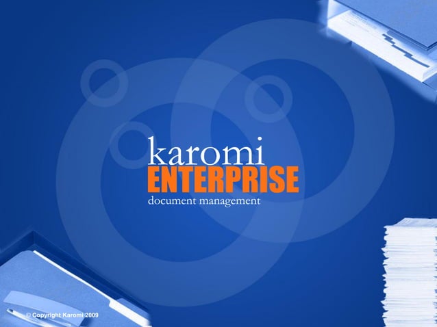 Karomi Dms And Workflow | PPT