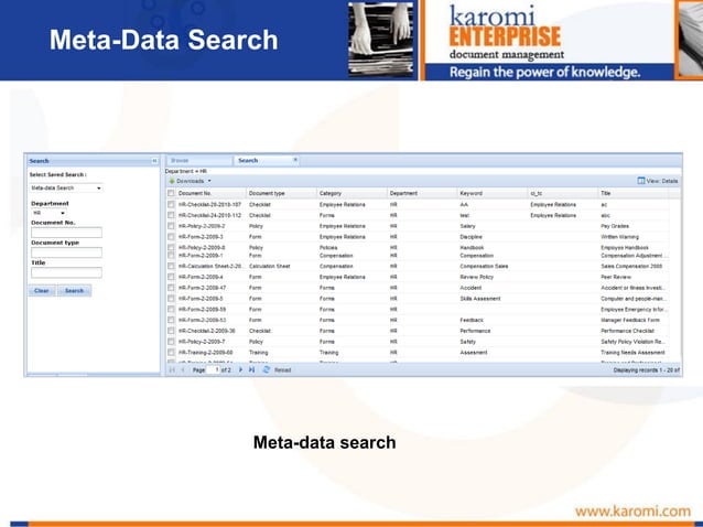 Karomi Dms And Workflow | PPT