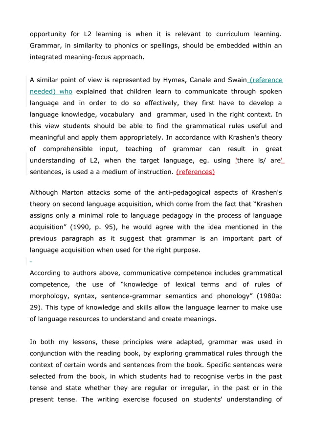 Lesson analysis | PDF