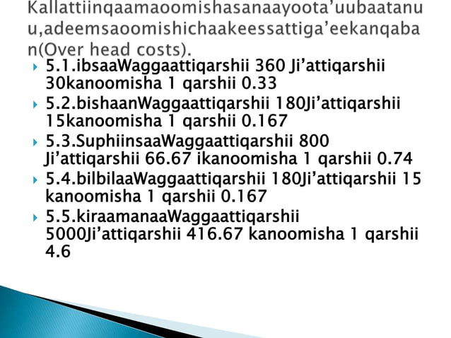Karoora Daldalaa Kan Oomisha tokkoo ppt Garment.pptx
