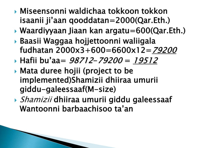 Karoora Daldalaa Kan Oomisha tokkoo ppt Garment.pptx