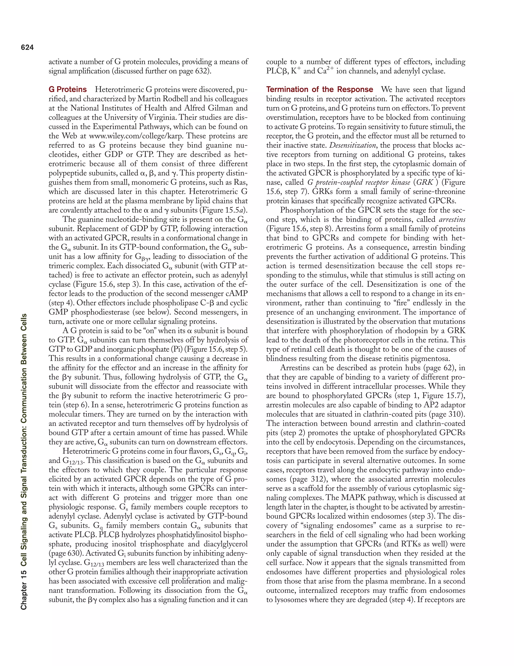 Cell signalling and signal transduction Communication between cells ...