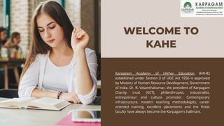 Best placement mba colleges in coimbatore - Karpagam Academy | PDF | Professional School ...