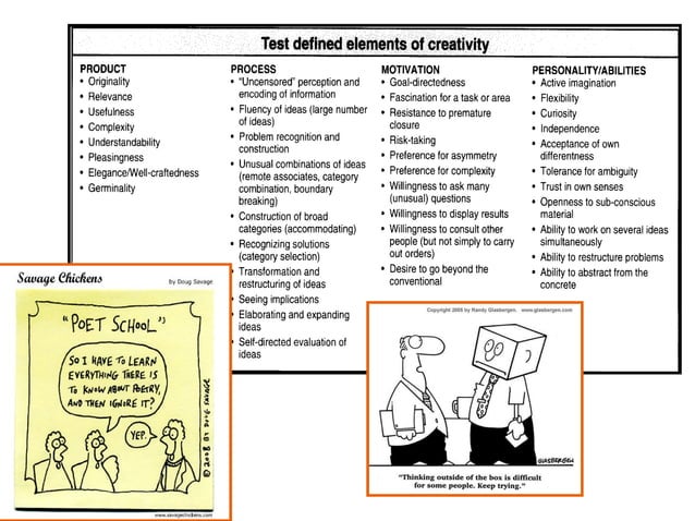 Creativity Test (TTCT Torrance, TCT-DP Jellen& Urban etc) | PPT | Arts ...