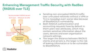 RADIUS in Action: Securing, Monitoring and Protecting Network Infrastructure | PPT